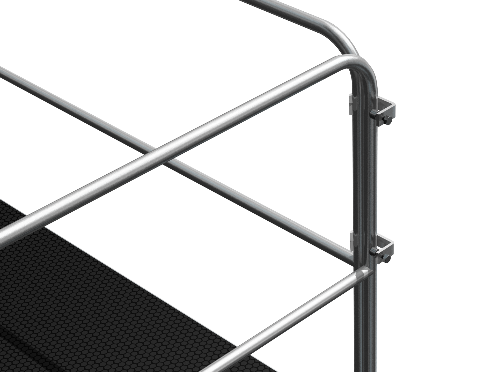 Hand railing inside the stage - Total Structures